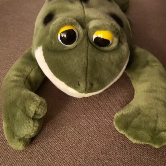 A&A Plush | Toys | Vintage Green Spotted Frog Aa Plush Stuffed Animal Toy Original Owner 99s ...